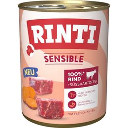 Rinti Hundefutter 'Sensible' Rind S&uuml;&szlig;kartoffel 800 g