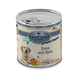 LANDFLEISCH Hundefutter 'Classic' Ente, Reis 800 g