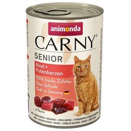 animonda Katzenfutter 'Carny' Senior Rind & Putenherz 400 g