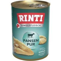 Rinti Hundefutter 'Singlefleisch' Pansen Pur 400 g