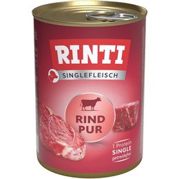 Rinti Hundefutter 'Singlefleisch' Rind Pur 400 g