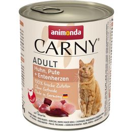 animonda Katzenfutter 'Carny' Adult Huhn, Pute, Ente 800 g