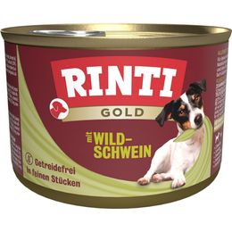 Rinti Hundefutter 'gold' Wildschwein 185 g