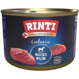 Rinti Hundefutter 'Singlefleisch' Ross Pur 185 g