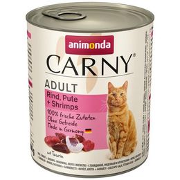 animonda Katzenfutter 'Carny' Adult Rind, Pute, Shrimp 800 g