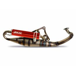 Auspuff Yasuni R-PRO orange f&uuml;r wassergek&uuml;hlte Peugeot liegend, Ludix, Vicacity, Derbi Hunter