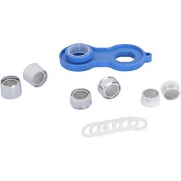 CORNAT Luftsprudler-Set chromfarben 13-teilig