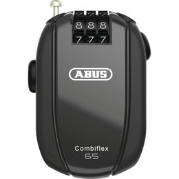 Abus Roll-Back-Kabelschloss 'Combiflex StopOver 65' schwarz &Oslash; 1,2 x 65 cm