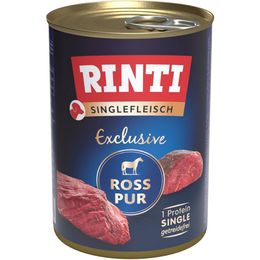 Rinti Hundefutter 'Singlefleisch' Ross Pur 400 g