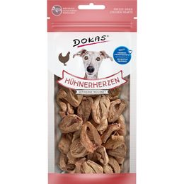 Dokas Hundefutter H&uuml;hnerherz gefriergetrocknet 22 g