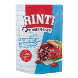 Rinti Hundefutter 'Kennerfleisch' Gefl&uuml;gelherzen gefriergetrocknet400 g