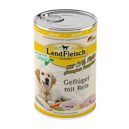 LANDFLEISCH Hundefutter 'Classic' Gefl&uuml;gel, Reis 400 g