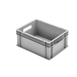 ALUTEC Kunststoffbeh&auml;lter geschlossen grau 40 x 30 x 17,5 cm