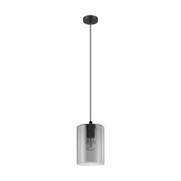 Eglo Pendelleuchte 'Cadaques 1' Stahl schwarz &Oslash; 16 cm