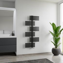 XIMAX Badheizk&ouml;rper 'P2 Scale' mattschwarz 142 cm x 65 cm