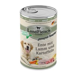 LANDFLEISCH Hundefutter 'Classic' Ente, Lamm & Kartoffel 400 g