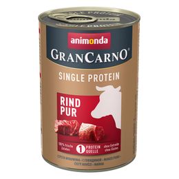 animonda Hundefutter 'granCarno' Single Protein Rind 400 g