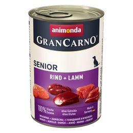 animonda Hundefutter 'granCarno' Senior Kalb & Lamm 400 g