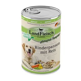 LANDFLEISCH Hundefutter 'Classic' Rinderpansen, Reis 400 g