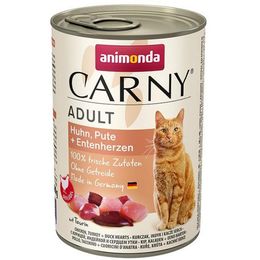 animonda Katzenfutter 'Carny' Adult Huhn, Pute, Ente 400 g