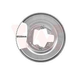 Van Wezel Spritzblech, Bremsscheibe 5998373 Hinterachse f&uuml;r Volvo
