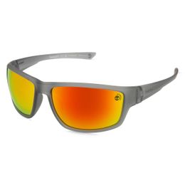 Timberland TB00003 | Herren-Sonnenbrille | Fassung: Vollrand, Eckig, Kunststoff, Grau | Glasfarbe: Grau