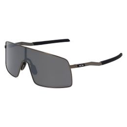 Oakley OO6013 SUTRO TI | Herren-Sonnenbrille | Fassung: Vollrand, Quadratisch, Titan, Gun Matt | Glasfarbe: Grau