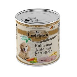 LANDFLEISCH Hundefutter 'Classic' Junior Huhn & Ente 800 g
