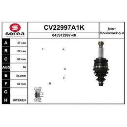 EAI Gelenksatz, Antriebswelle cv22997a1k