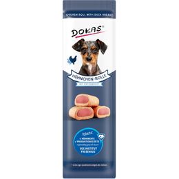 Dokas Hundefutter H&uuml;hnerrolle Ente 10 g
