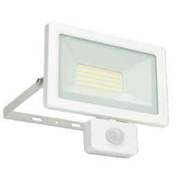 toom LED-Wandfluter mit Bewegungsmelder wei&szlig; 50 W 3850 lm