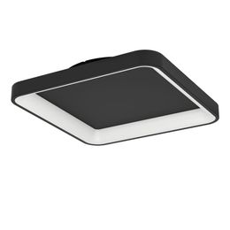 Eglo LED-Wand- und Deckenleuchte 'Loretello' schwarz 35 x 7,5 cm