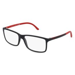 Polo Ralph Lauren PH2126 Brille Herren | Fassung: Vollrand, Quadratisch, Schwarz Matt
