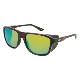 Smith EMBARK | Herren-Sonnenbrille | Fassung: Vollrand, Eckig, Kunststoff, Havanna | Glasfarbe: Braun