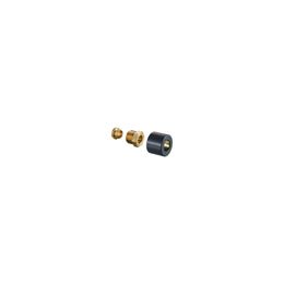 Oventrop Klemmringverschraubungs-Set Combi E Edelstahl-Design, G 1/2 AGx15mm, 1-fach (1169493)