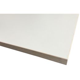 J&uuml;rgens Holzprodukte Tischplatte Dekorspan wei&szlig; 65 x 65 x 2,7 cm