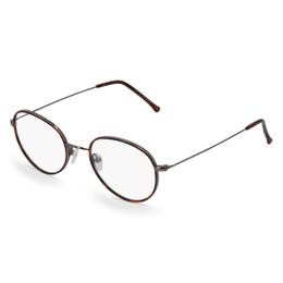 Fielmann BD 422 PANTO CL Brille Unisex | Fassung: Vollrand, Panto, Havanna Gun