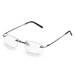 Fielmann ABC 004 CL Brille Herren | Fassung: Randlos, Quadratisch, Gun