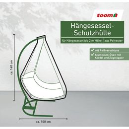 toom Abdeckung f&uuml;r H&auml;ngesessel wasserabweisend 140 x 100 cm