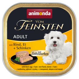 animonda Hundefutter 'Vom Feinsten' Adult Rind, Ei, Schinken 150 g