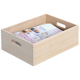Kesper Holzkiste naturfarben 13,5 x 39 x 29 cm
