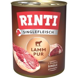 Rinti Hundefutter 'Singlefleisch' Lamm Pur 800 g