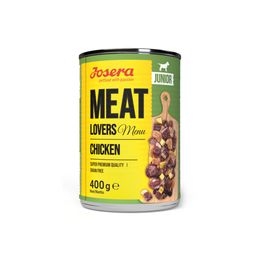 Josera Hundefutter 'Meat Lovers' Junior Menu H&uuml;hnchen 400 g