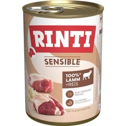 Rinti Hundefutter 'Sensible' Lamm Reis 400 g