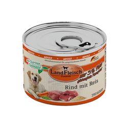 LANDFLEISCH Hundefutter 'Classic' Rind mit Reis 195 g