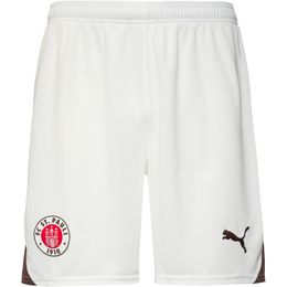 Puma FC St. Pauli 24-25 Ausw&auml;rts Fu&szlig;ballshorts Herren - Gr&ouml;&szlig;e XL - wei&szlig;