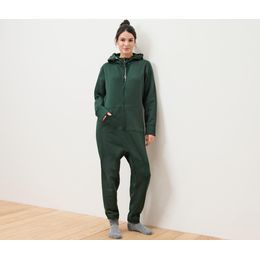 Tchibo - Loungeoverall - Damen - Gr. S - dunkelgr&uuml;n