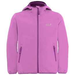 Jack Wolfskin FOURWINDS Softshelljacke Kinder - Gr&ouml;&szlig;e 128 - lila