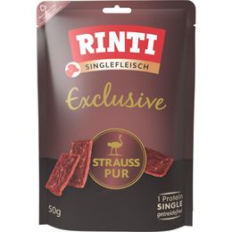 Rinti Hundefutter 'Singlefleisch' Strau&szlig; Pur 50 g