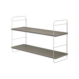Dolle Wandregal 'Shelf+ Scala' grau 800 x 250 x 18 mm